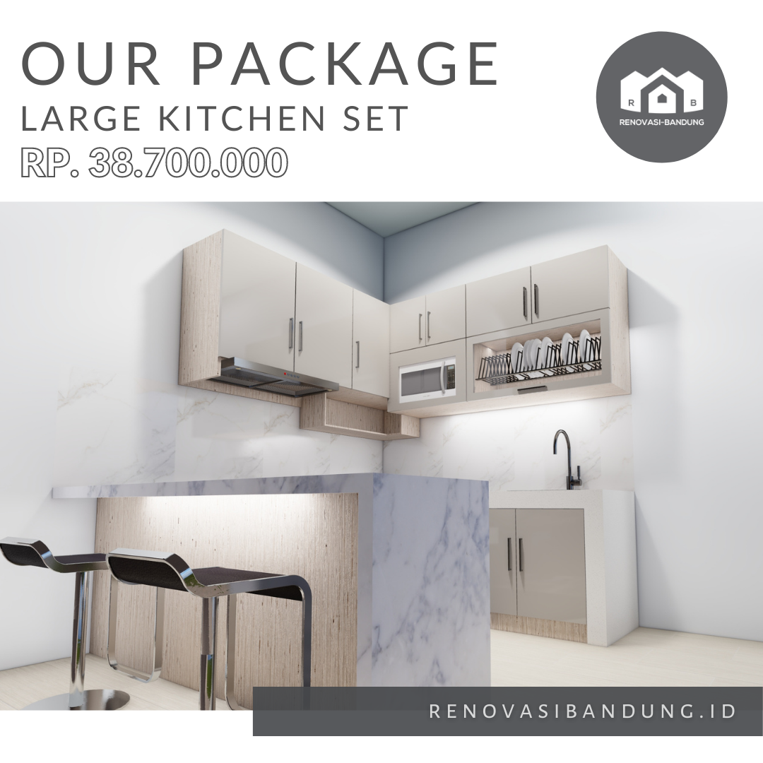 Large Kitchen Set Package – Renovasi Bandung